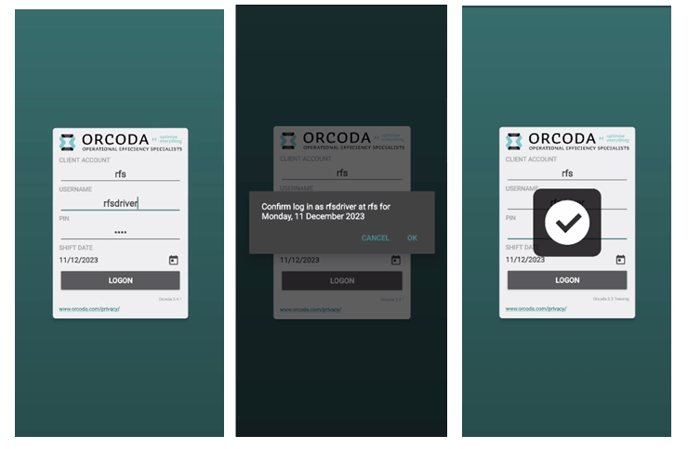 How to use the Orcoda Driver app.